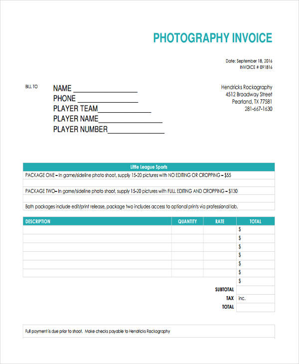 Business Invoice - 19+ Examples, Format, Pdf | Examples