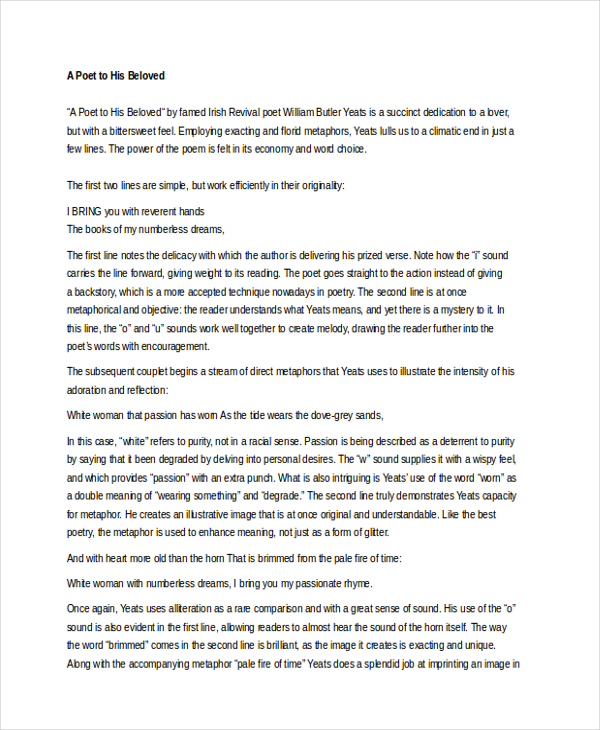 Analytical Essay - 6+ Examples, Format, Pdf | Examples