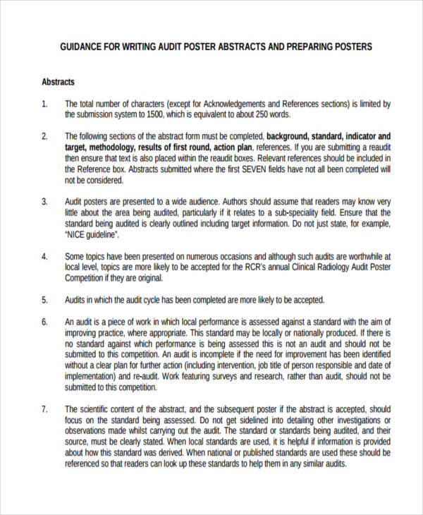 Abstract Example For Lab Report