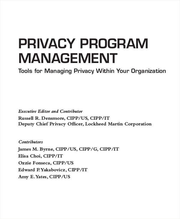 Program Management - Examples, Format, Pdf