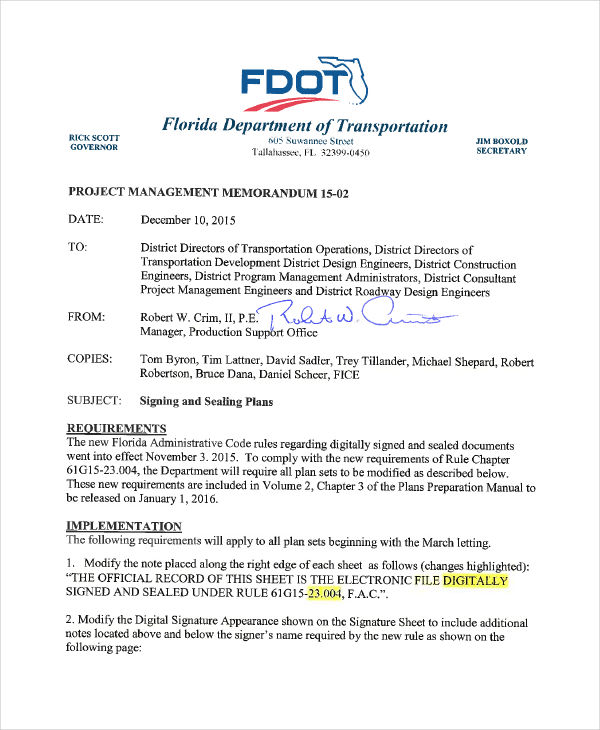 Management Memo - 8+ Examples, Format, Pdf, Tips