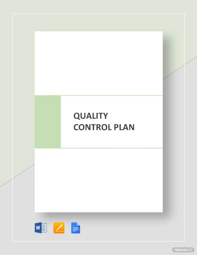 Quality Plan - 27+ Examples, Format, Pdf | Examples