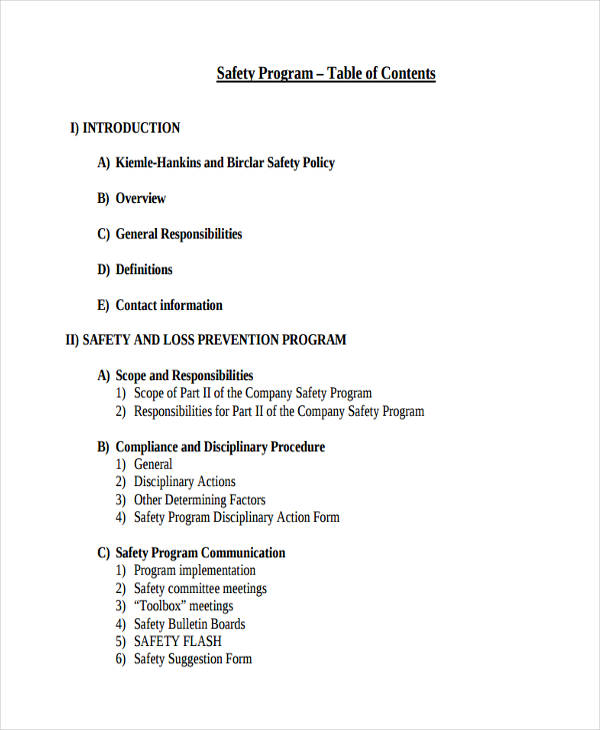 Program - 32+ Examples, Format, Pdf | Examples