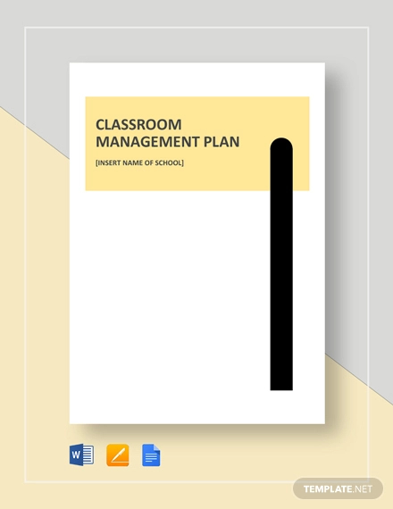 Effective Classroom Management Plan - 9+ Examples, Format, Pdf | Examples