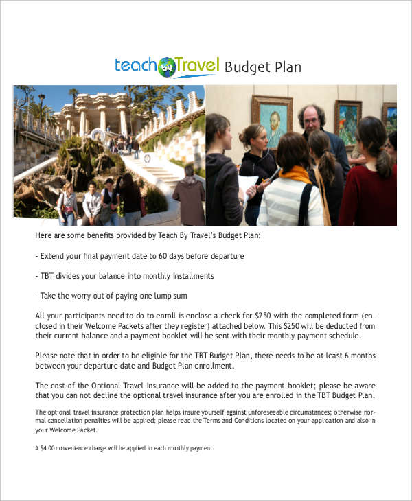 Budget Plan - 14+ Examples, Format, Pdf | Examples