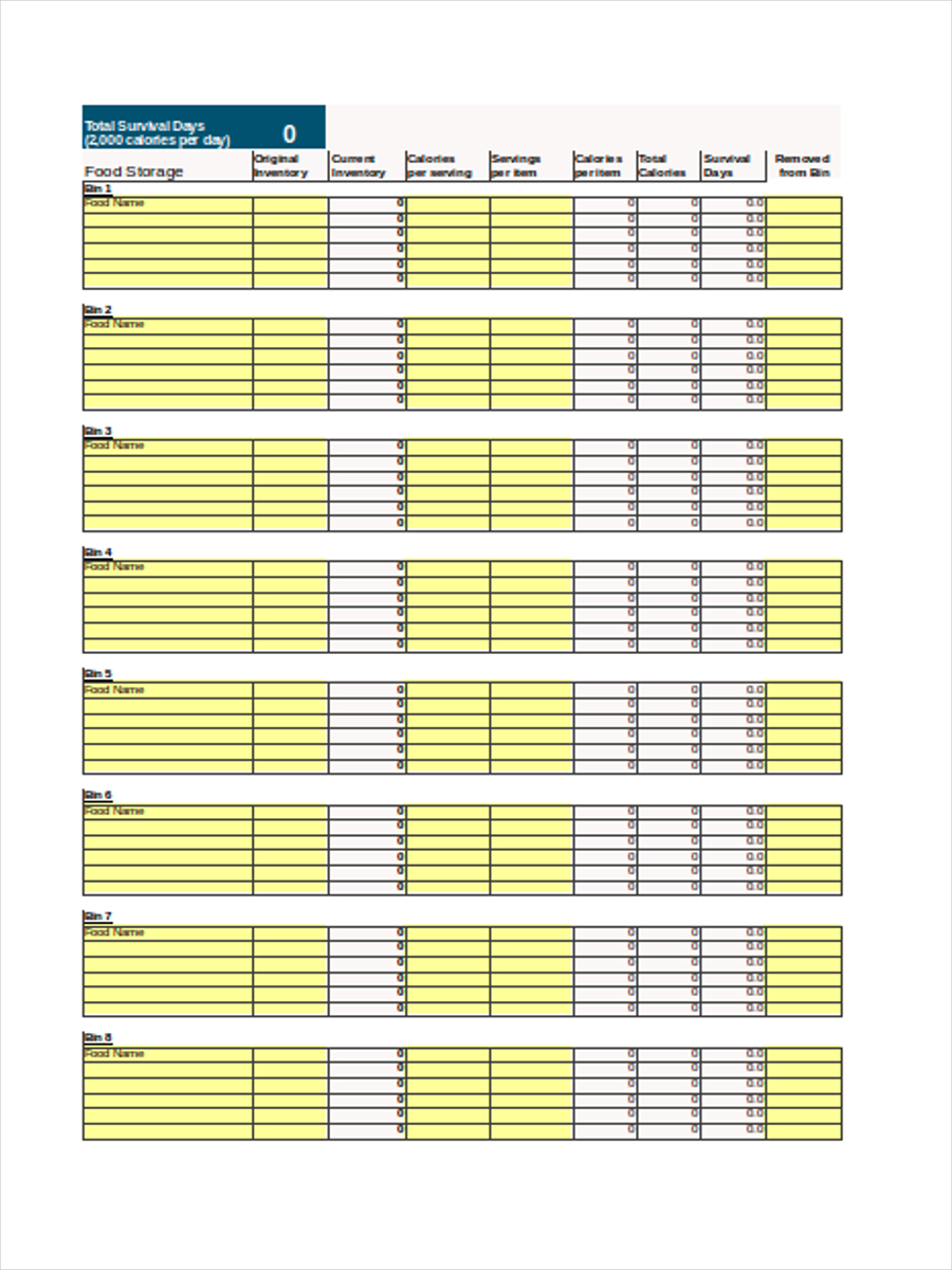 Inventory Examples 34 In MS Word MS Excel Pages Charts Google Docs Google Sheets 