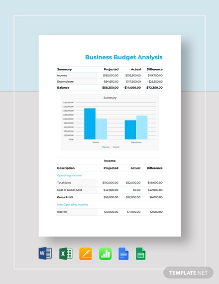 Budget Analysis for Your Business