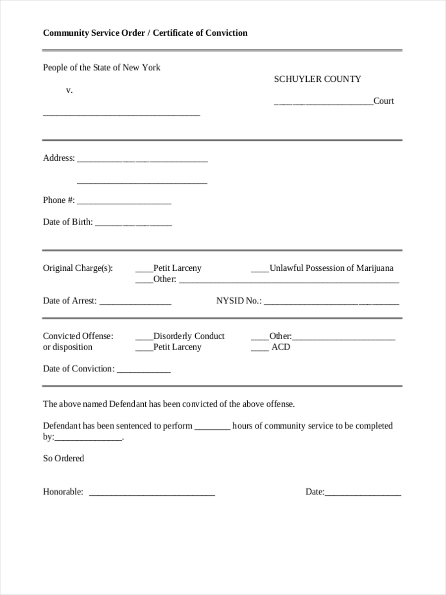 Service Order - 8+ Examples, Format, Pdf | Examples