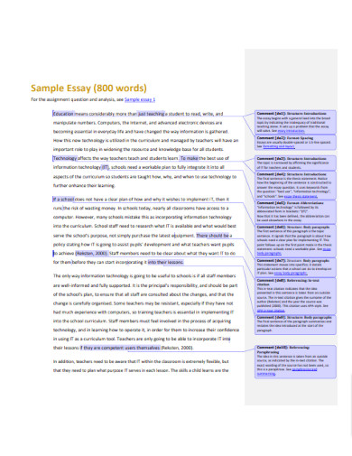 Essay Writing Examples - 21+ Samples in PDF | DOC | Examples