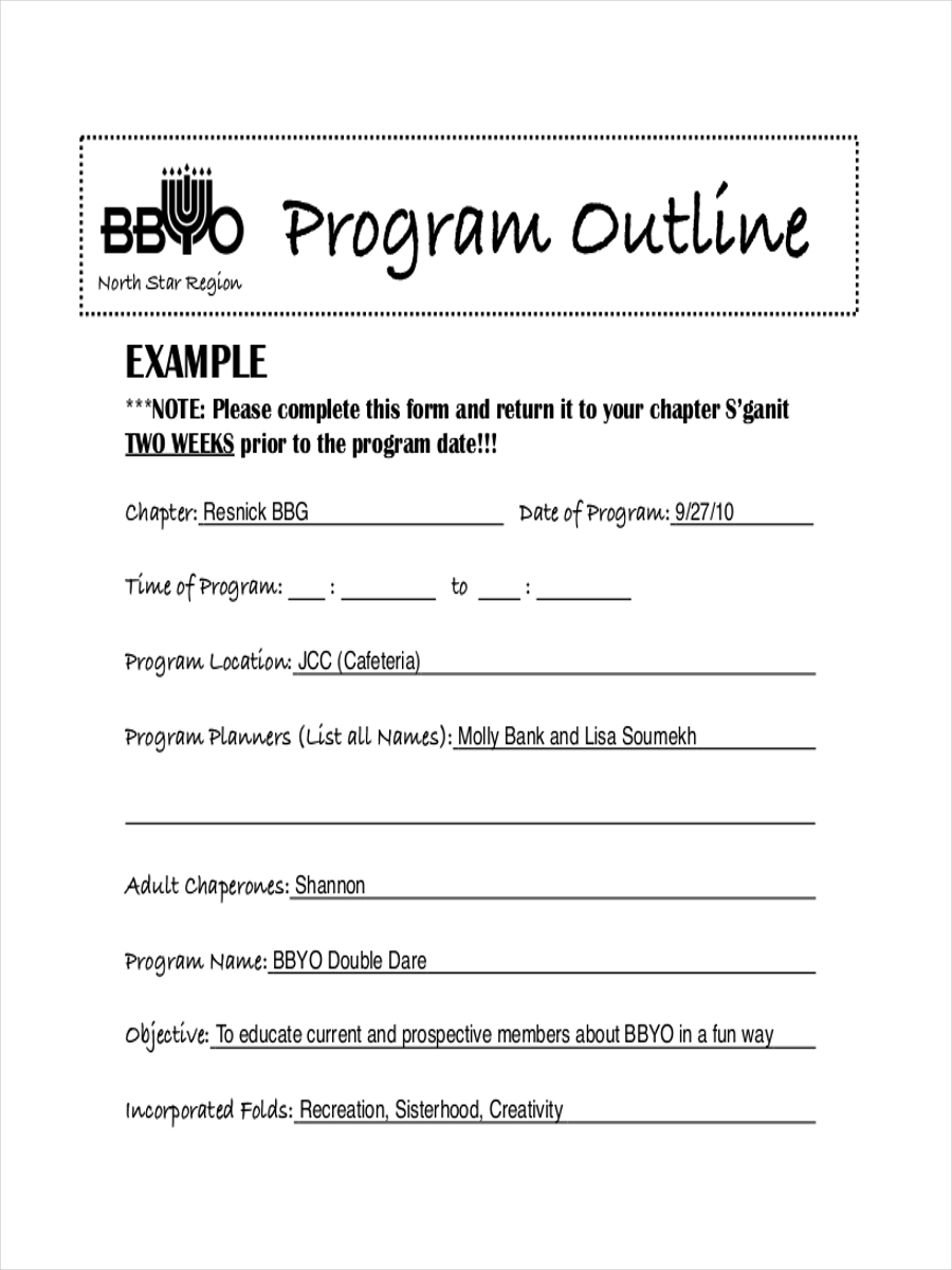 FREE 23 Free Outline Examples In PDF Examples