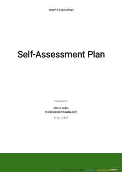 Self-assessment Examples - 46+ Samples in PDF | DOC | Examples
