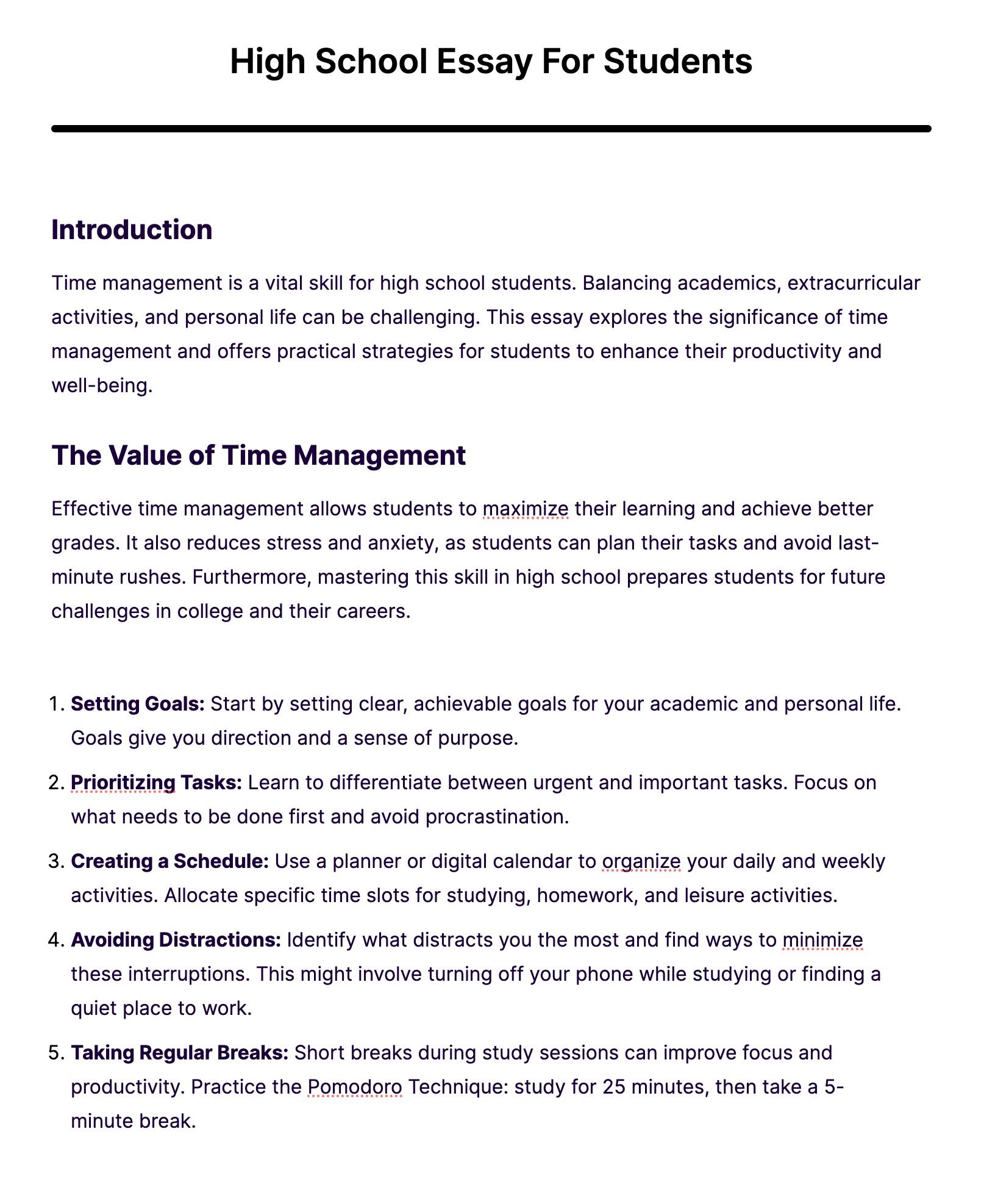 High School Essay - 10+ Examples, Format, Pdf | Examples