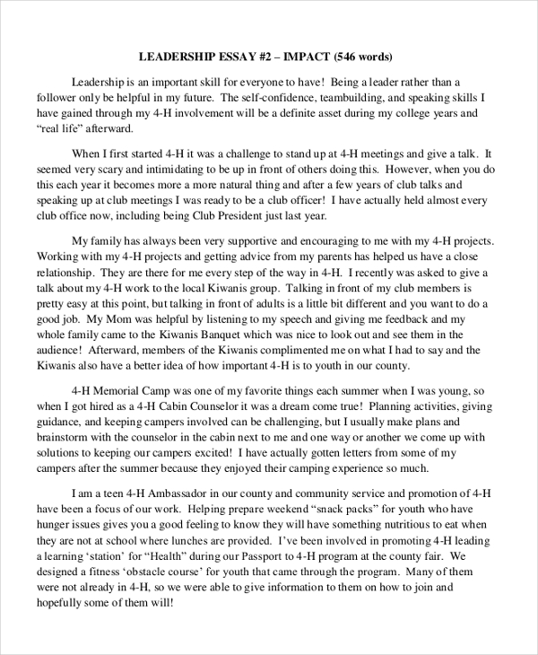 High School Essay - 10+ Examples, Format, Pdf | Examples