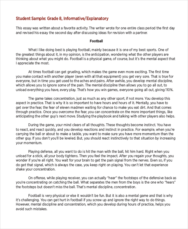 High School Essay - 10+ Examples, Format, Pdf | Examples