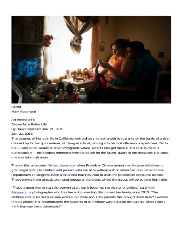 Scholarship Essay Sample Photo Essay