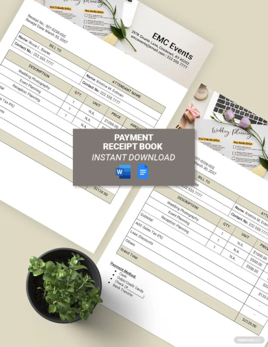 Payment Receipt - 14+ Examples, Format, Pdf | Examples