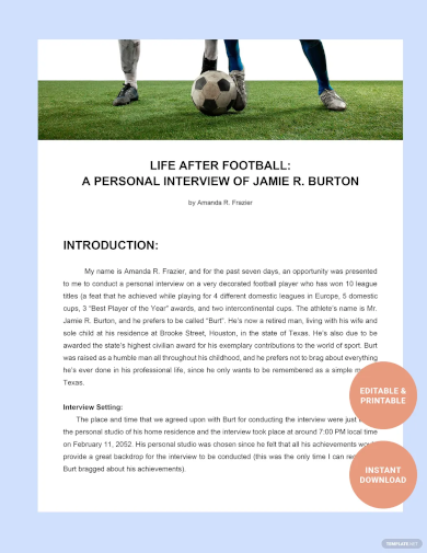 Interview Essay - 11+ Examples, Format, Pdf | Examples