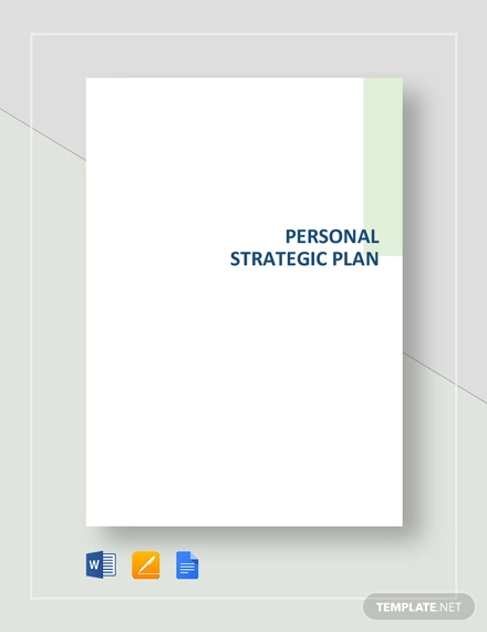 Personal Strategic Plan - 12+ Examples, Format, Pdf