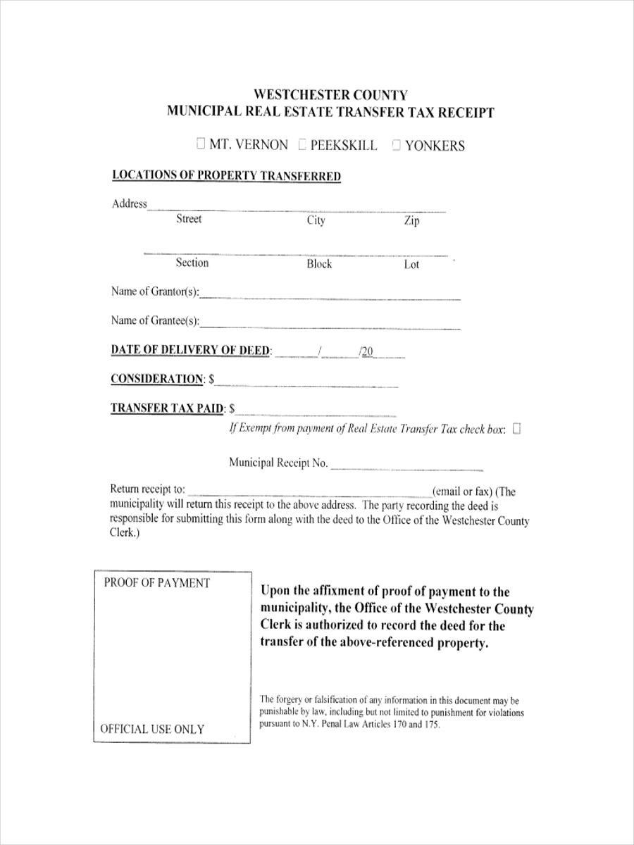 Transfer Receipt - 5+ Examples, Format, How to Make, Pdf