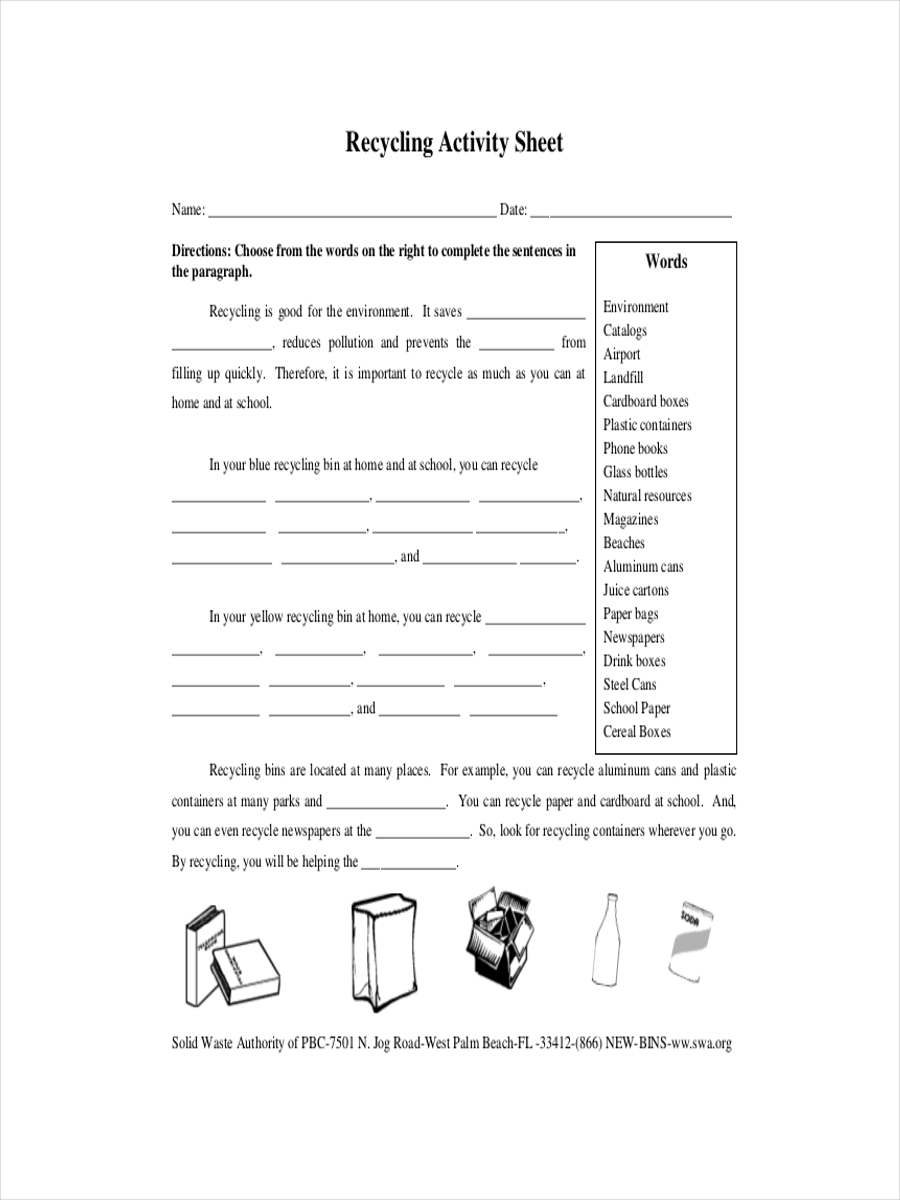 FREE 11 Activity Sheet Examples Samples In PDF Examples