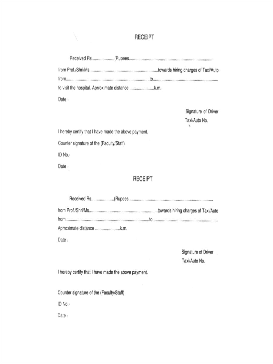 Generic Receipt - 7+ Examples, Format, Pdf | Examples