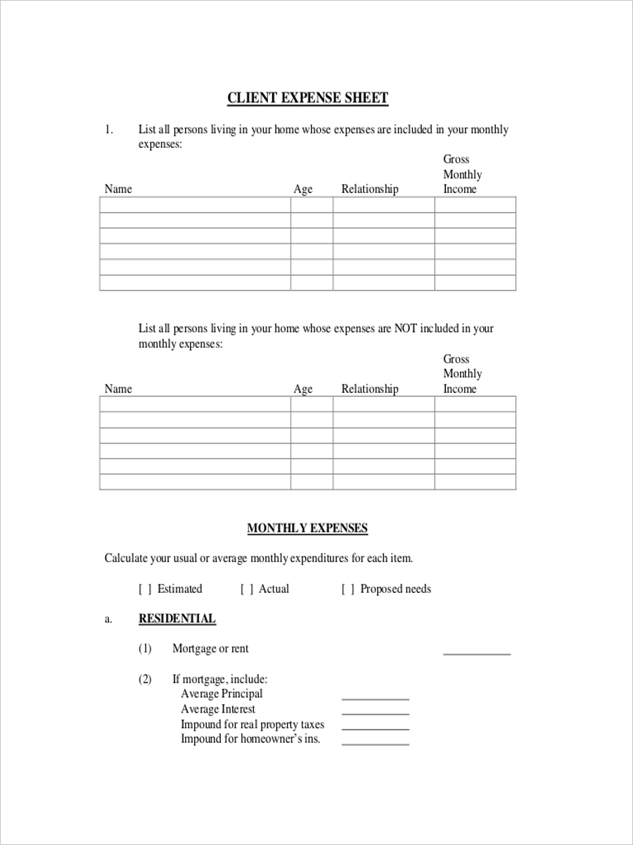 Sheet Examples - 50+ in PDF | DOC | Examples