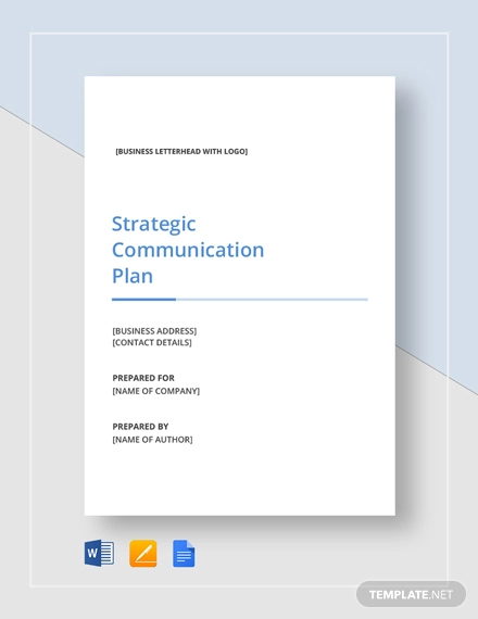 Communication Plan - 46+ Examples, Format, Pdf | Examples