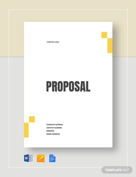 Simple Proposal Formats - 43+ Examples, Format, Pdf | Examples