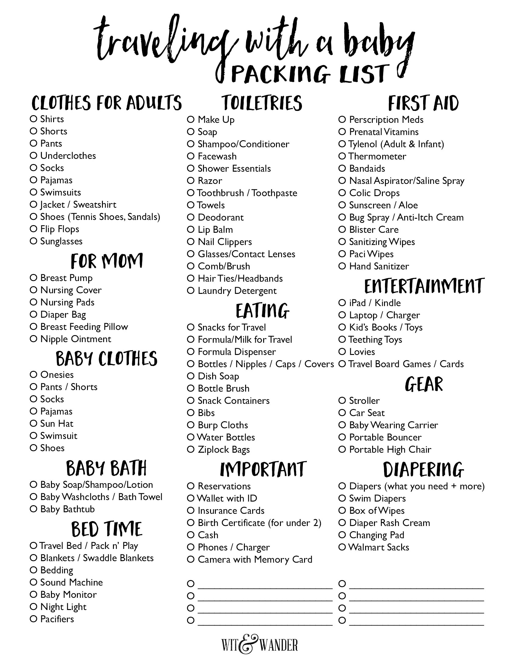 Vacation Checklist 12 Examples Format Pdf Examples