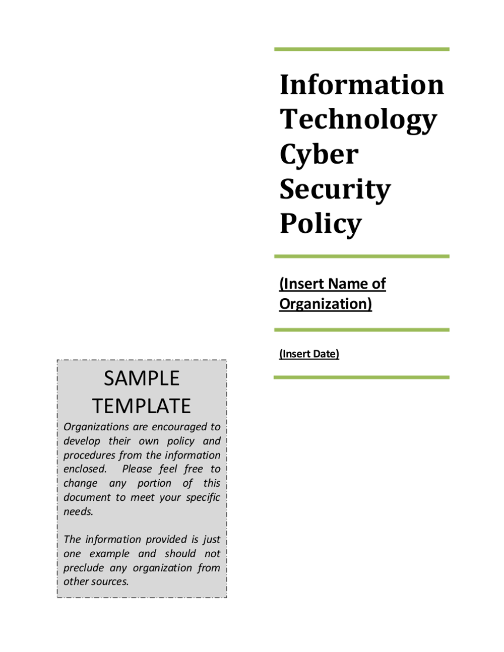 Security Policy - 16+ Examples, Format, Pdf | Examples
