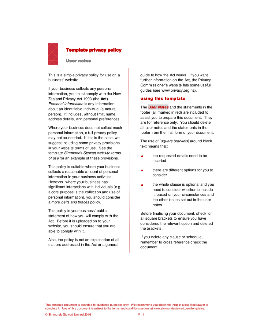 Privacy Policy - 18+ Examples, Format, Pdf | Examples