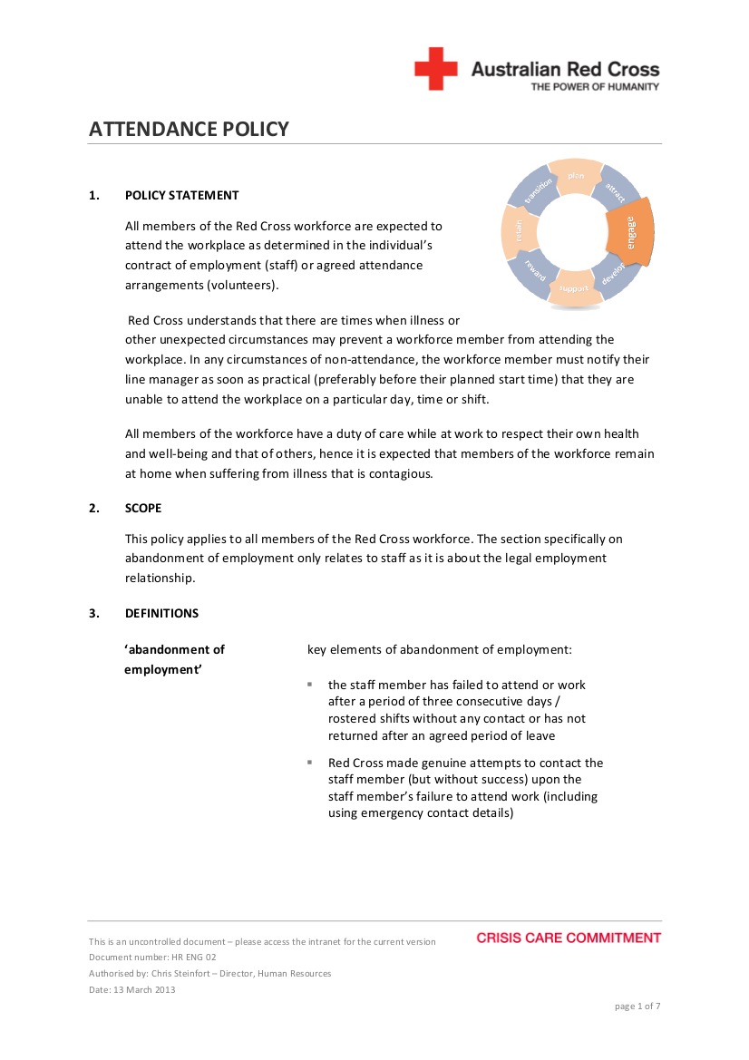 Attendance Policy - 15+ Examples, Format, Pdf