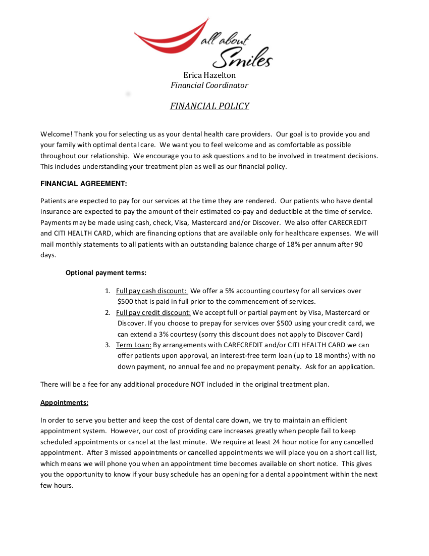 Financial Policy - 15+ Examples, Format, Pdf | Examples