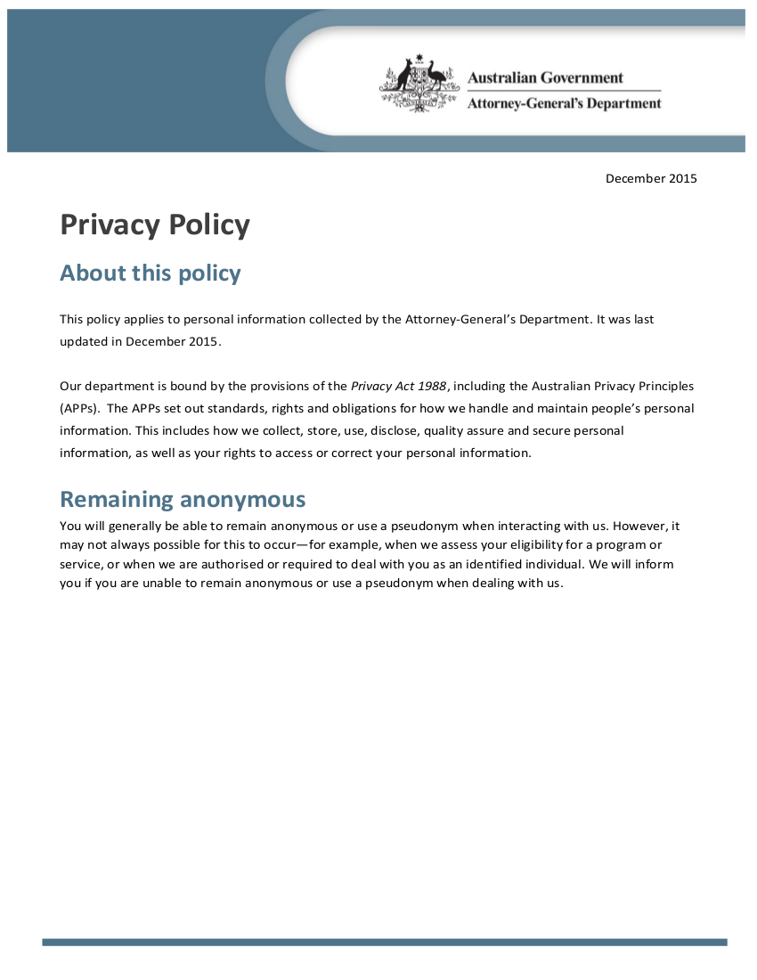 Privacy Policy - 18+ Examples, Format, Pdf | Examples