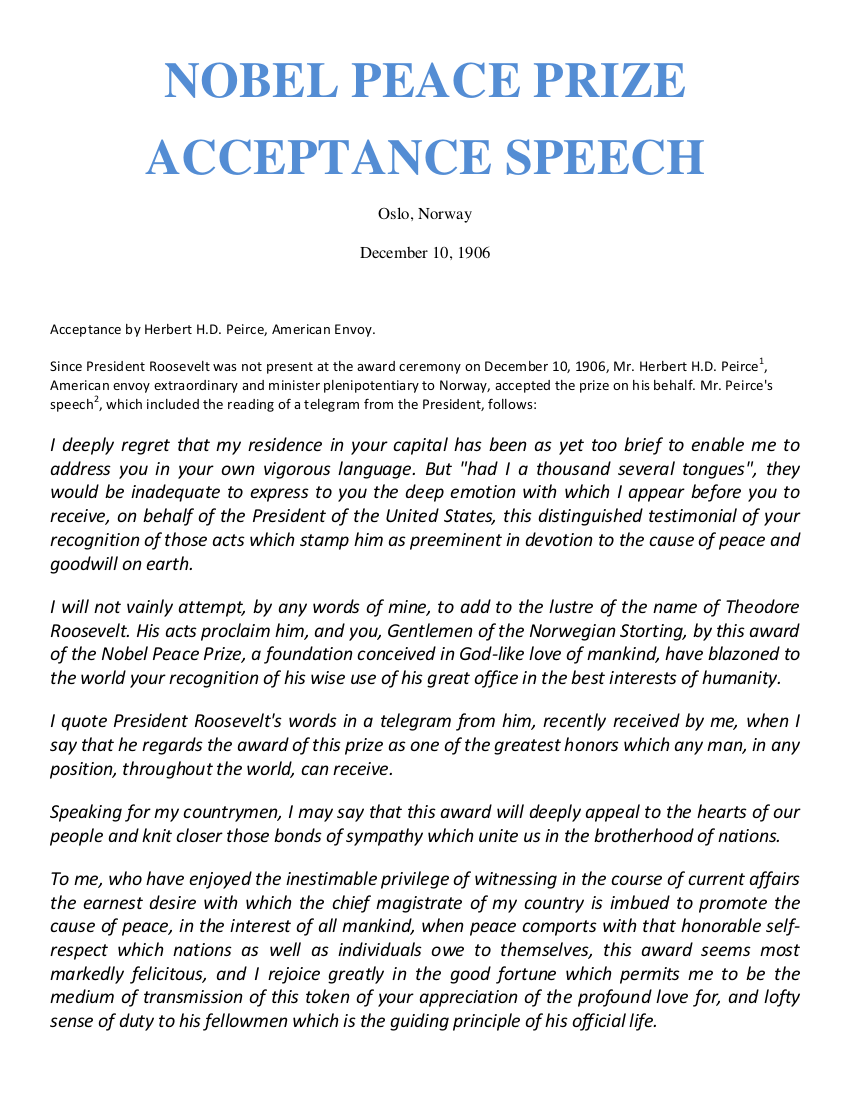 Acceptance Speech - 19+ Examples, Format, Pdf | Examples