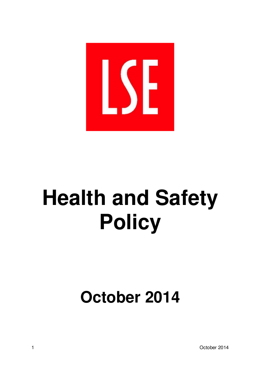 HealthSafety Policy - 23+ Examples, Format, Pdf | Examples