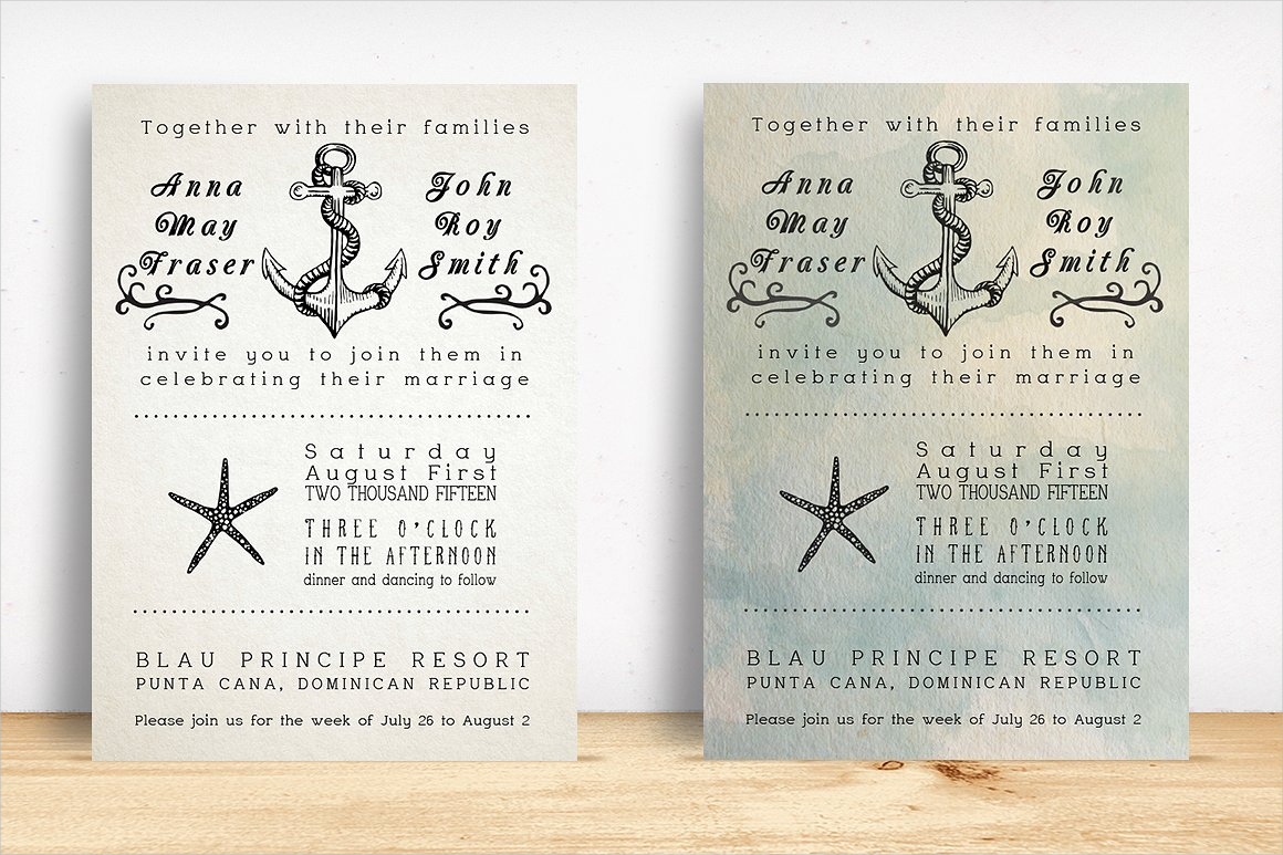 Beach Wedding Invitation - 15+ Examples, Format, Pdf | Examples