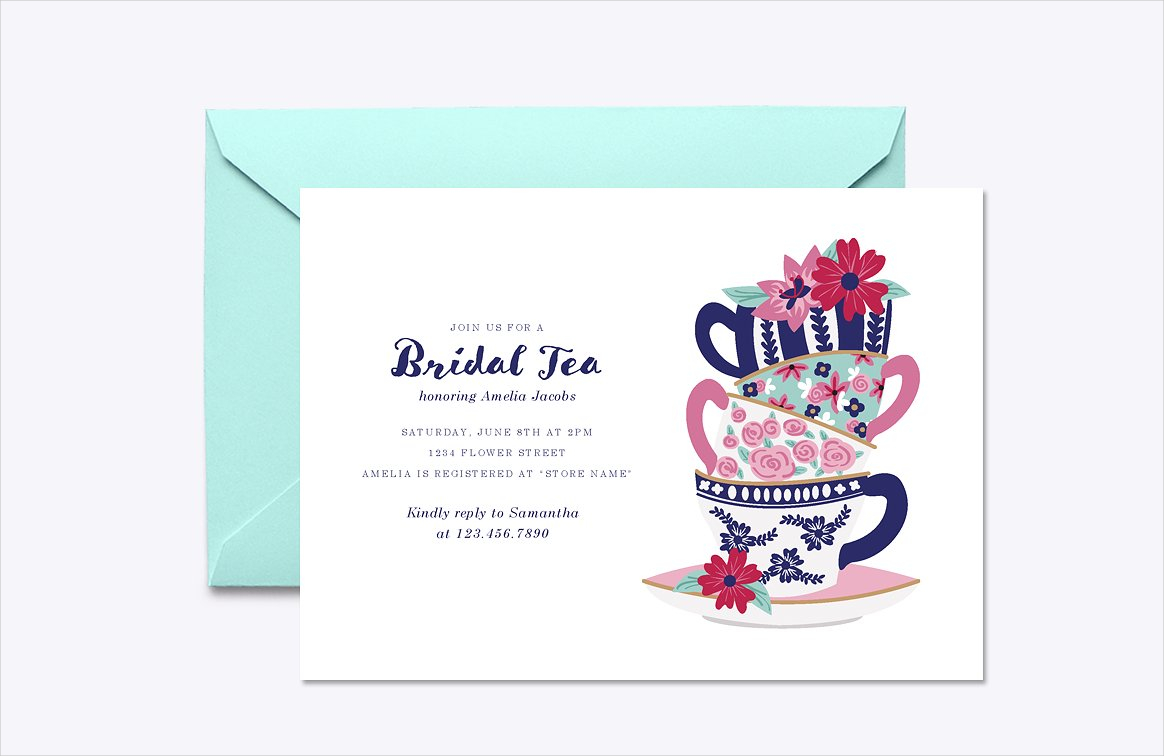 Tea Party Invitation - 21+ Examples, Format, Pdf | Examples