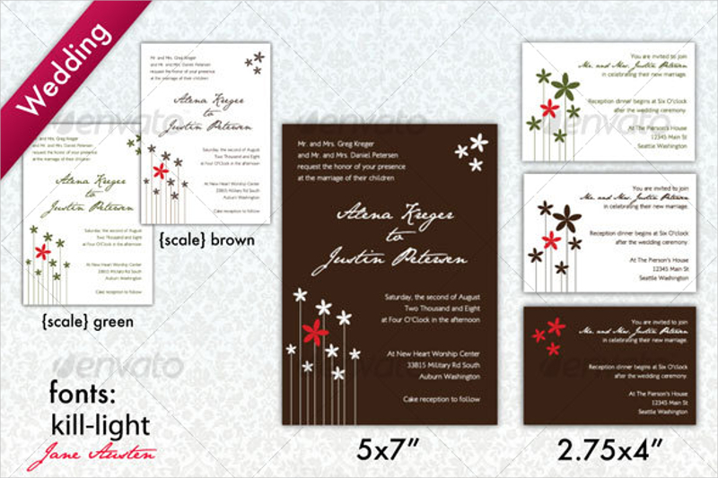 Modern Wedding Invitation - 23+ Examples, Format, Pdf | Examples