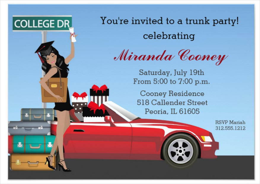 College Party Invitation - 15+ Examples, Format, Pdf | Examples