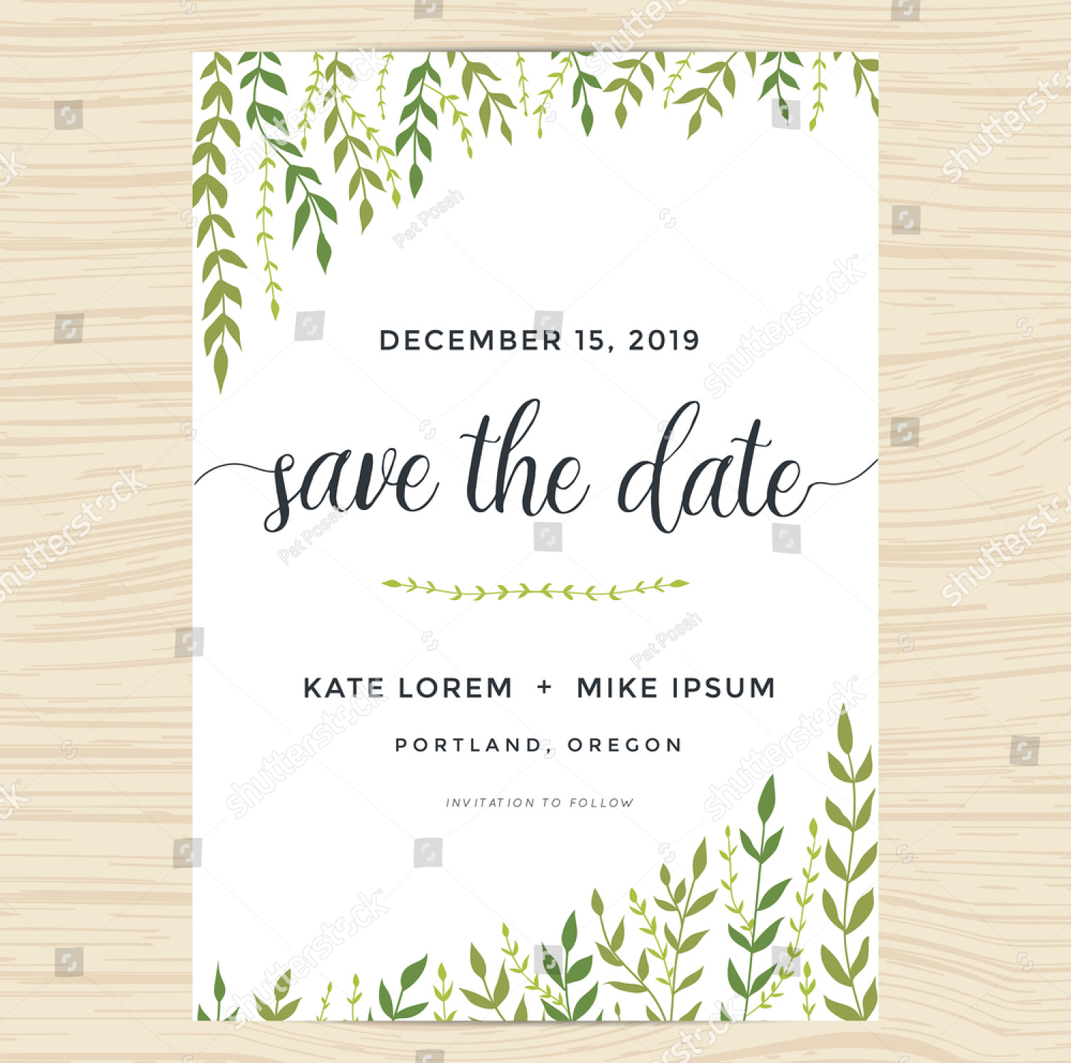 Garden Wedding Invitation - 15+ Examples, How to Make, Tips