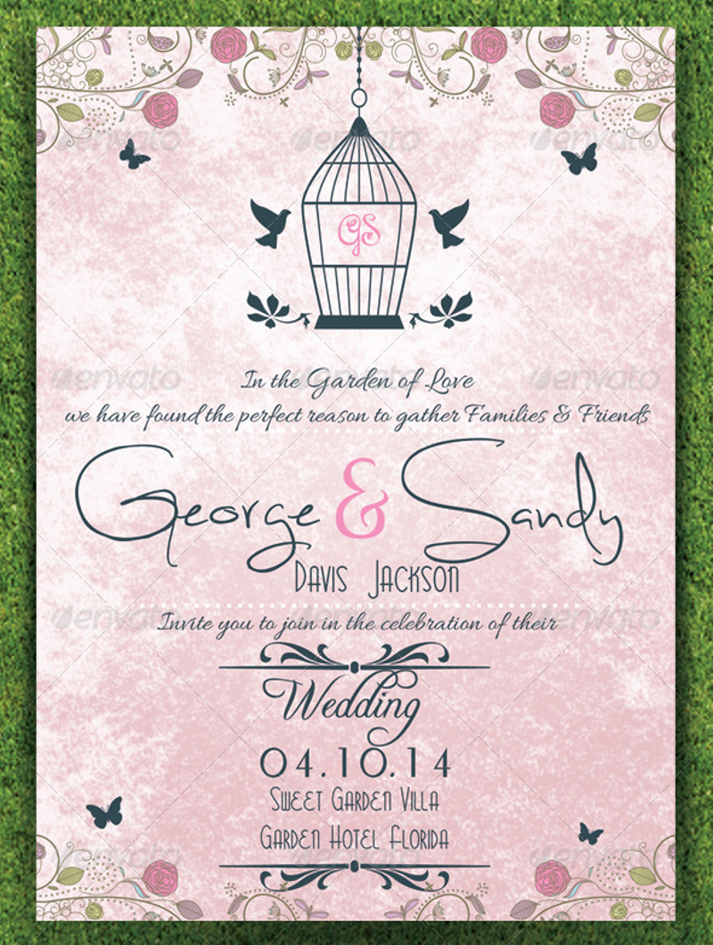 Garden Wedding Invitation - 15+ Examples, How to Make, Tips