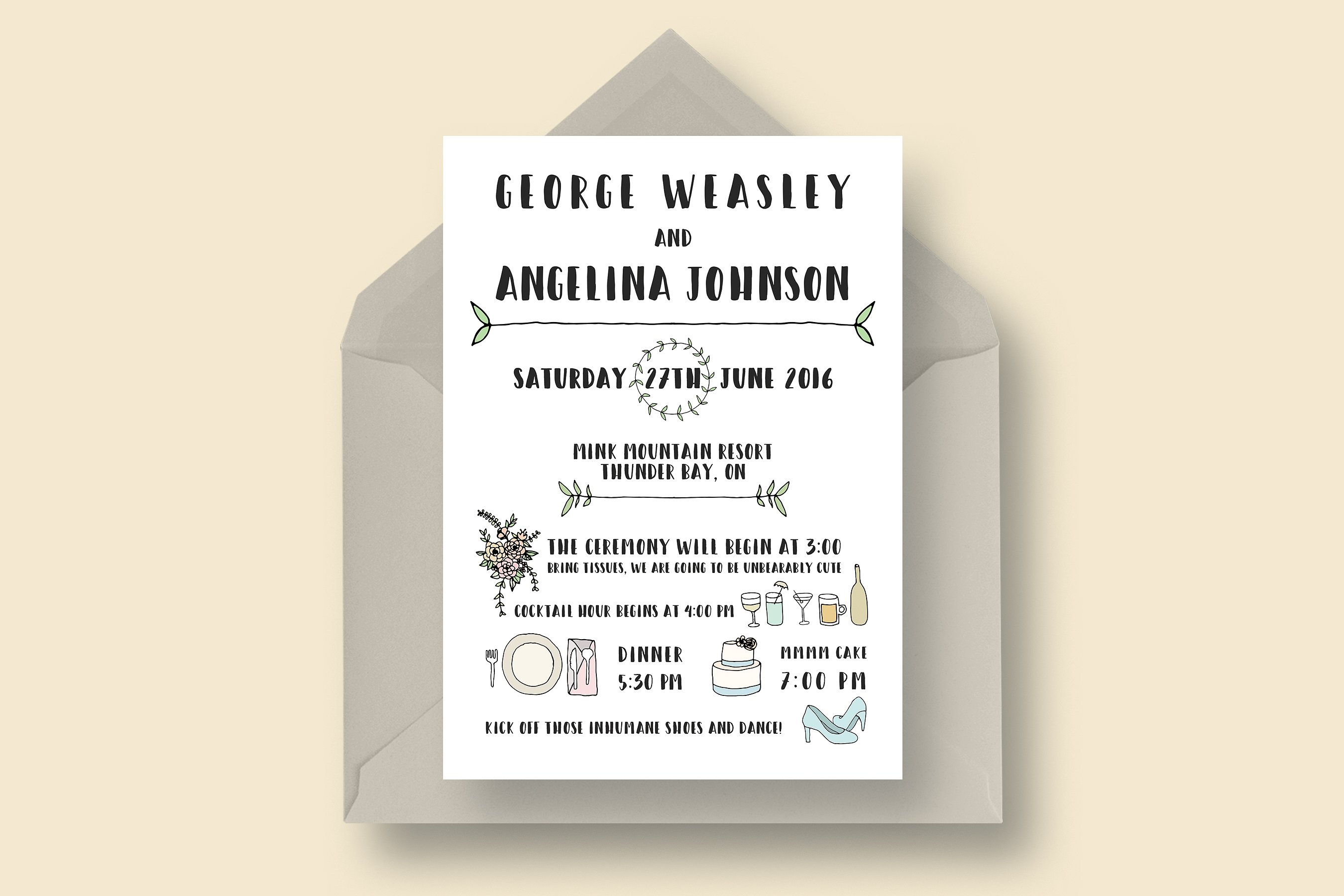 Funny Wedding Invitation 15 Examples Design Ideas
