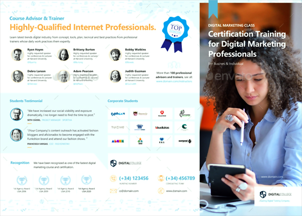 Training Brochure - 12+ Examples, Format, Pdf | Examples