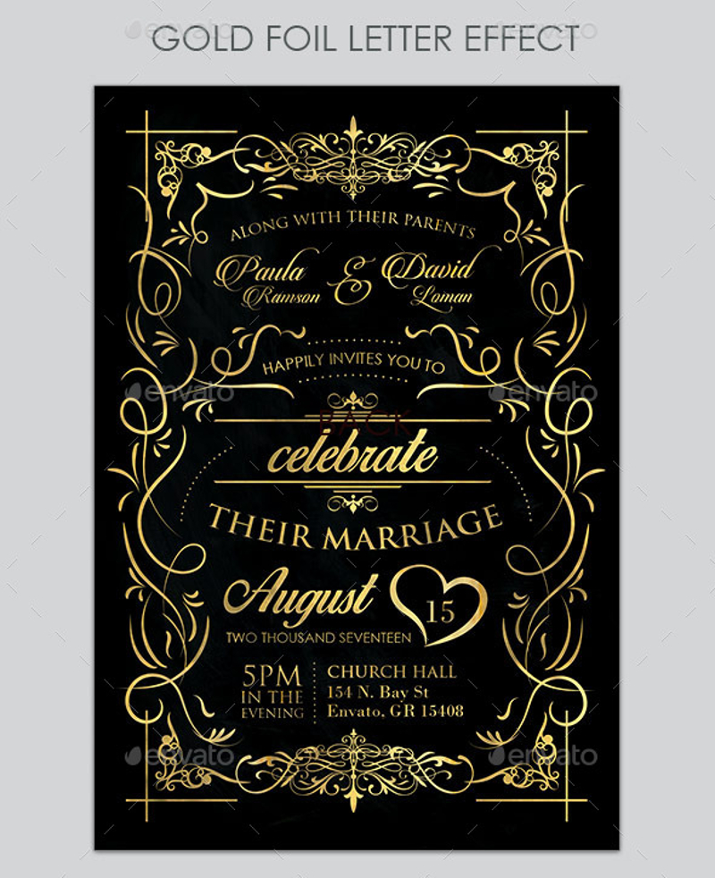 Modern Wedding Invitation - 23+ Examples, Format, Pdf | Examples