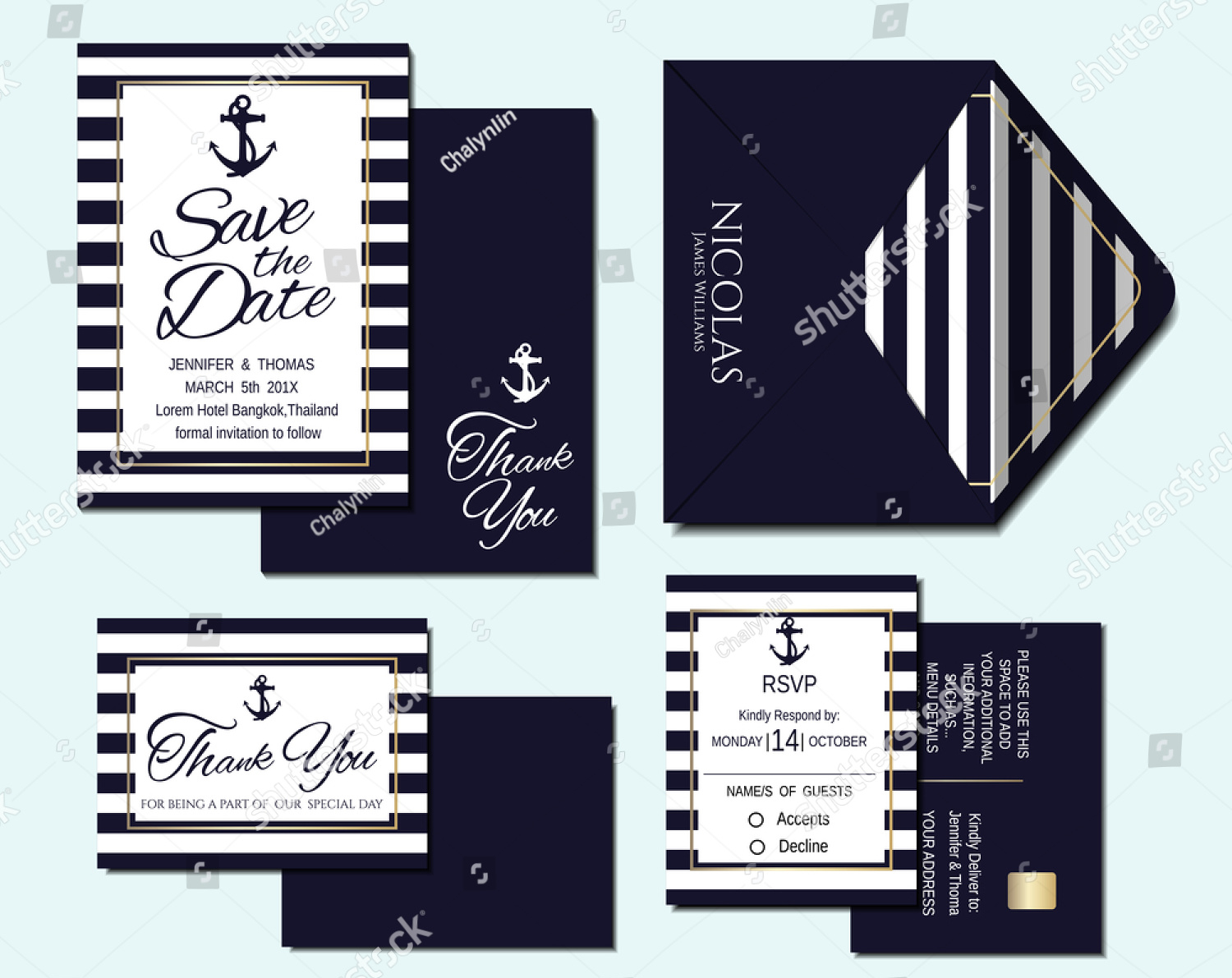 Nautical Wedding Invitation - 14+ Examples, Format, Pdf | Examples
