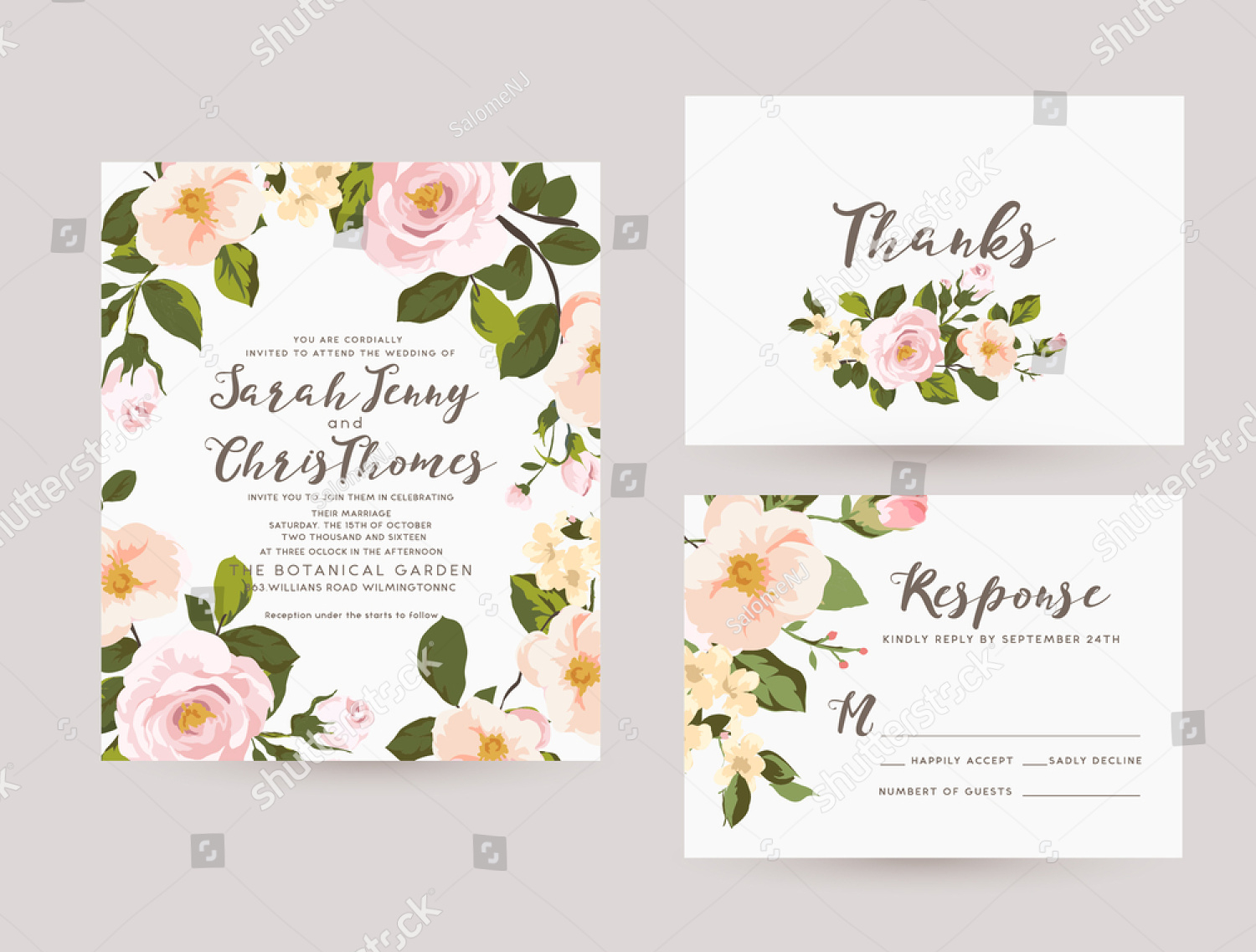 Romantic Wedding Invitation - 19+ Examples, Format, Pdf | Examples