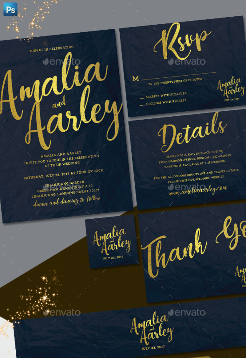 Elegant Wedding Invitation - 20+ Examples, Format, Pdf | Examples