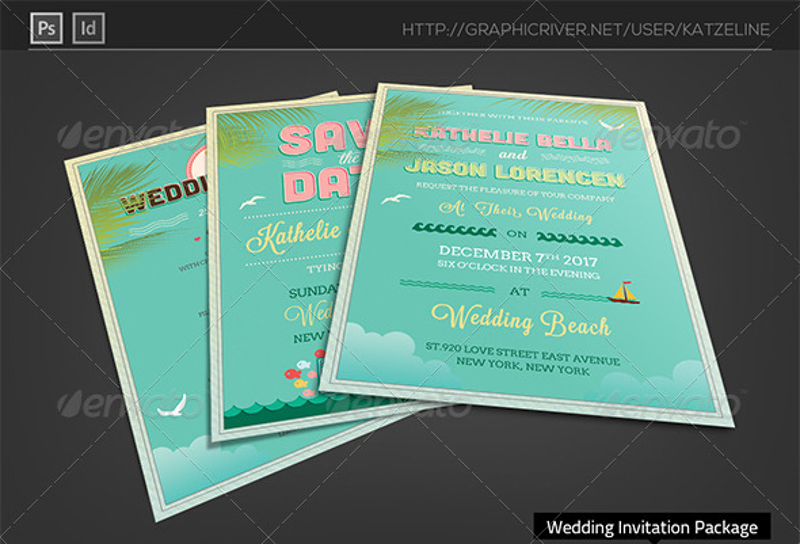 Beach Wedding Invitation - 15+ Examples, Format, Pdf | Examples
