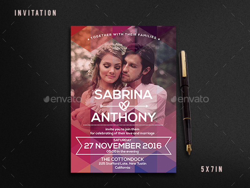 Modern Wedding Invitation - 23+ Examples, Format, Pdf | Examples
